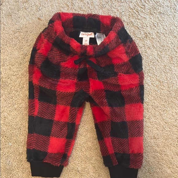 Cat & Jack | Bottoms | Cat Jack Red And Black Checkered Pants | Poshmark